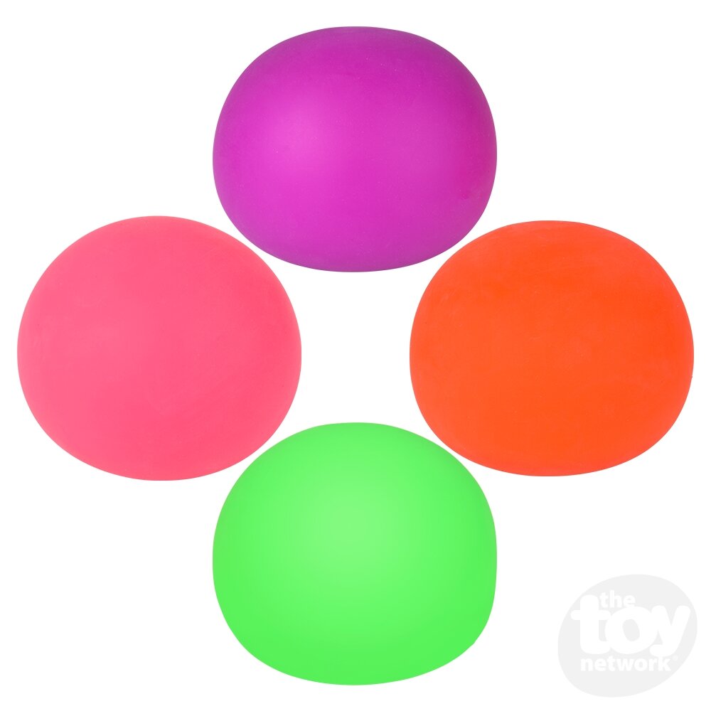 MARSHMALLOW NEON SQUISHY BALL - 4" | Imagination Unlimited