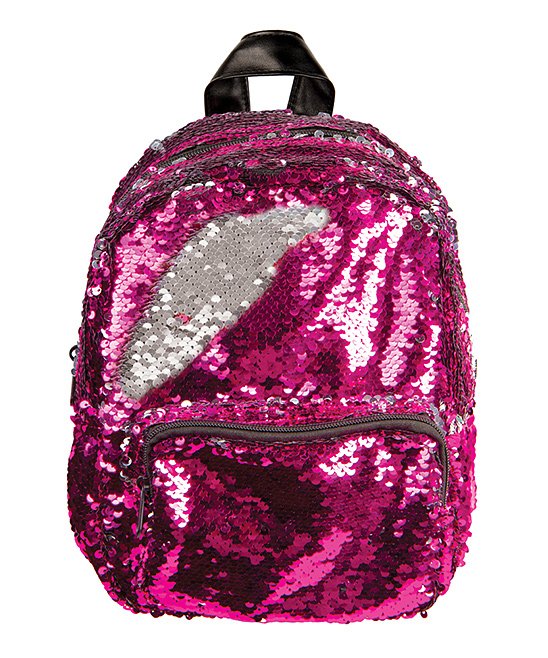 Pink/Silver Magic Sequin Mini Backpack | Imagination Unlimited